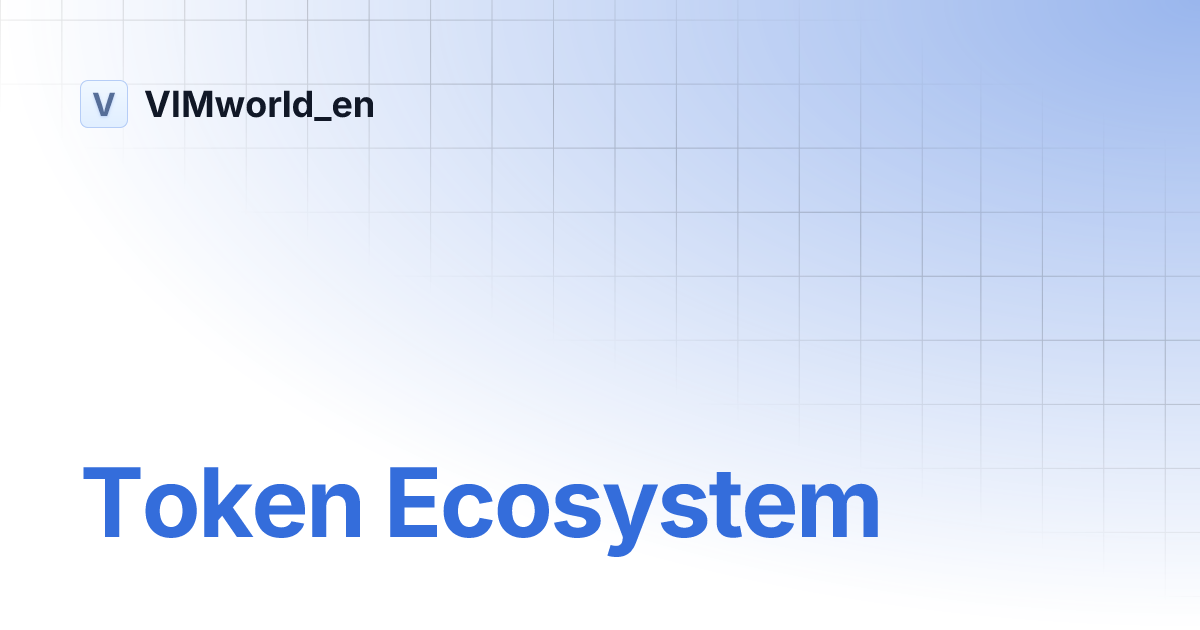 Token Ecosystem | VIMworld_en